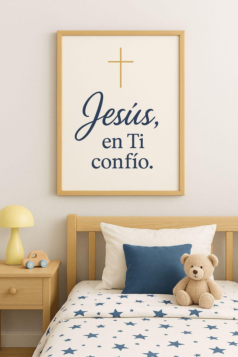 Oracion Jesus En Ti Confio - Etsy