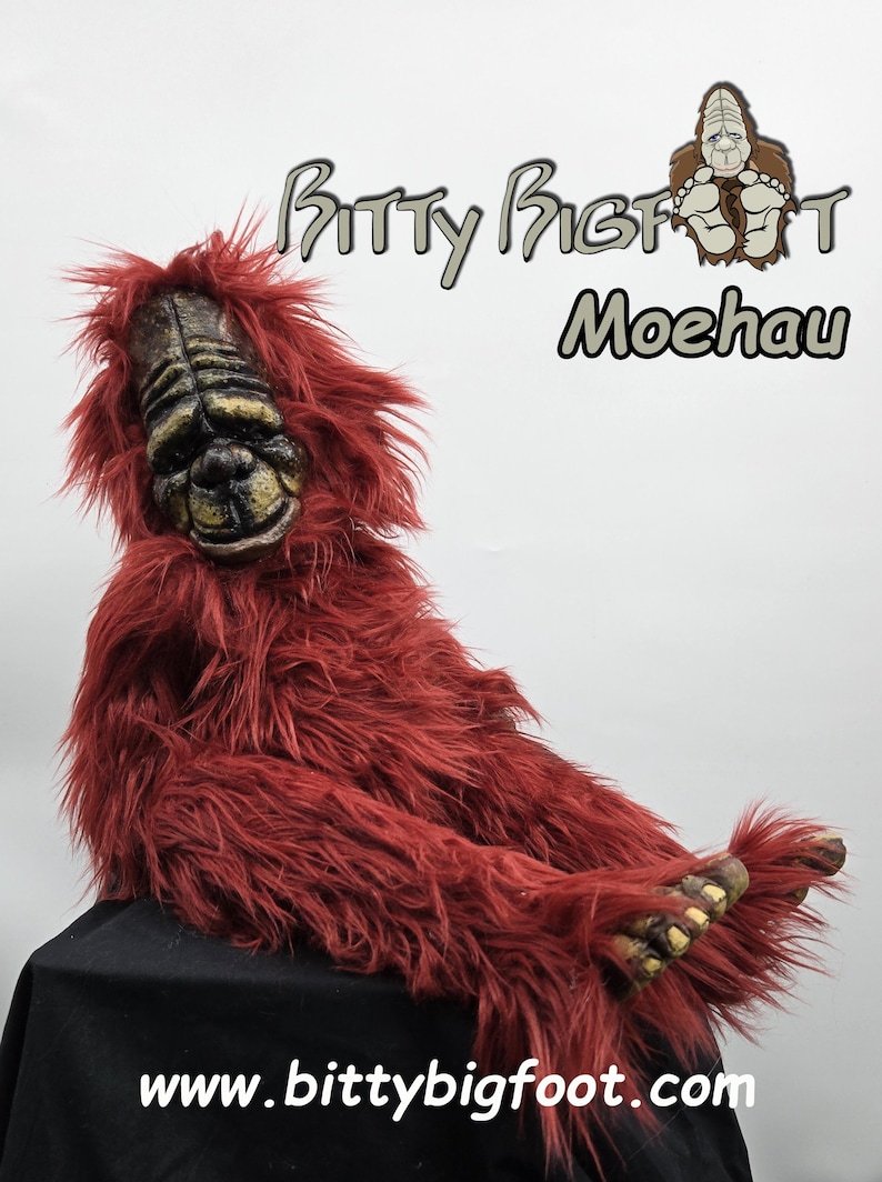 Bitty Bigfoot Handmade Bigfoot Plush Art Doll – Resin Face Cryptid ...