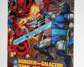 1990's Wizard Marvel/dc Comics Poster: | Etsy