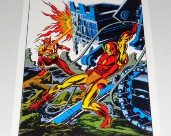 1970's Captain Marvel poster pin-up by Marvel Comics: Rare | Etsy