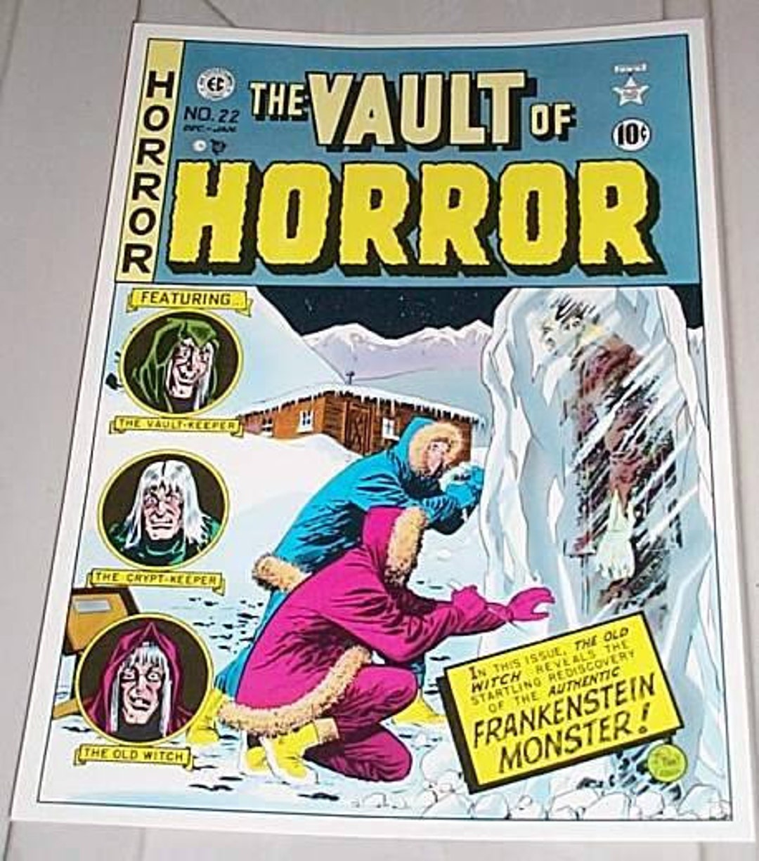 1970's EC Comics Poster! Original Vault of Horror 22 Vintage 13 1/4 by ...