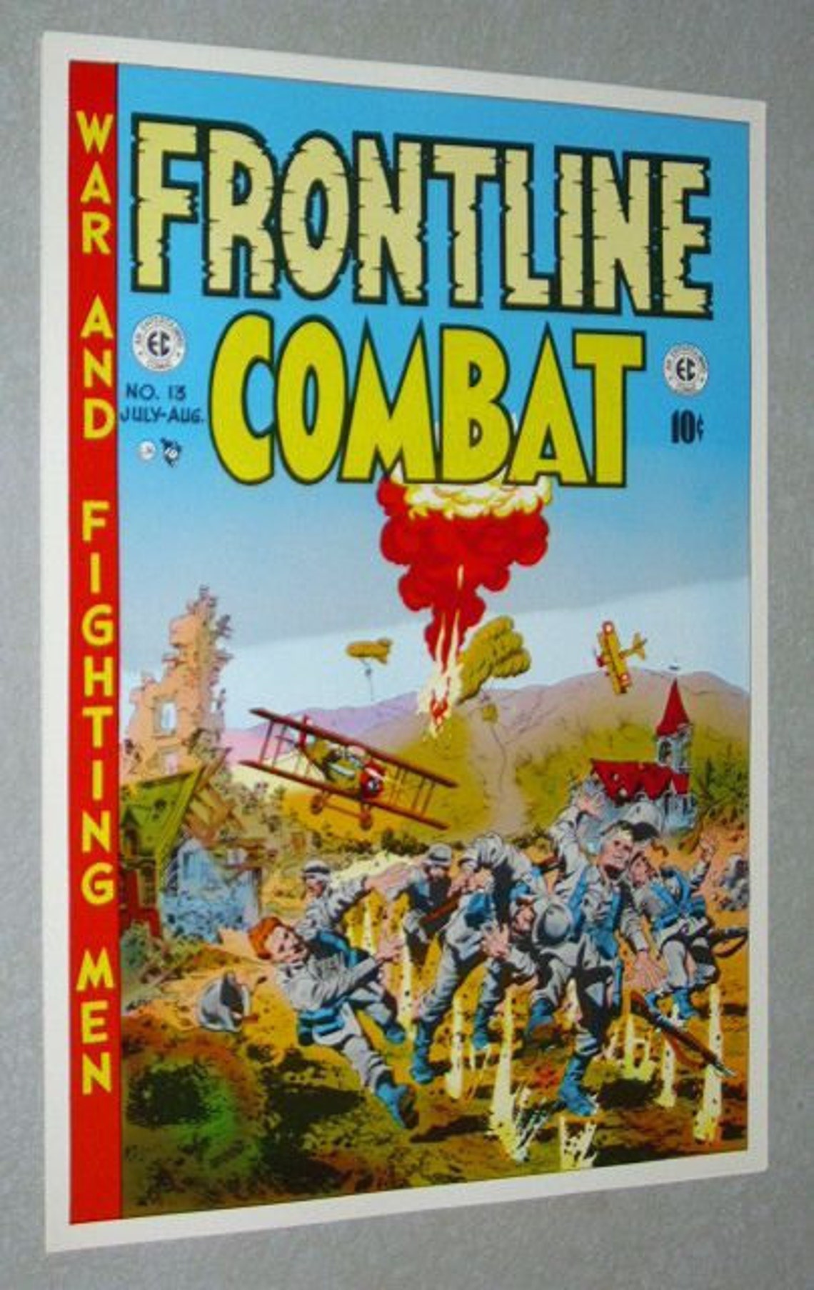 Original 1970's EC Comics Frontline Combat 13 War Comic - Etsy