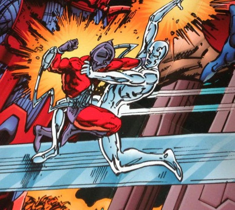 1995 Silver Surfer Vs New Gods Orion Vs Darkseid Vs Galactus | Etsy