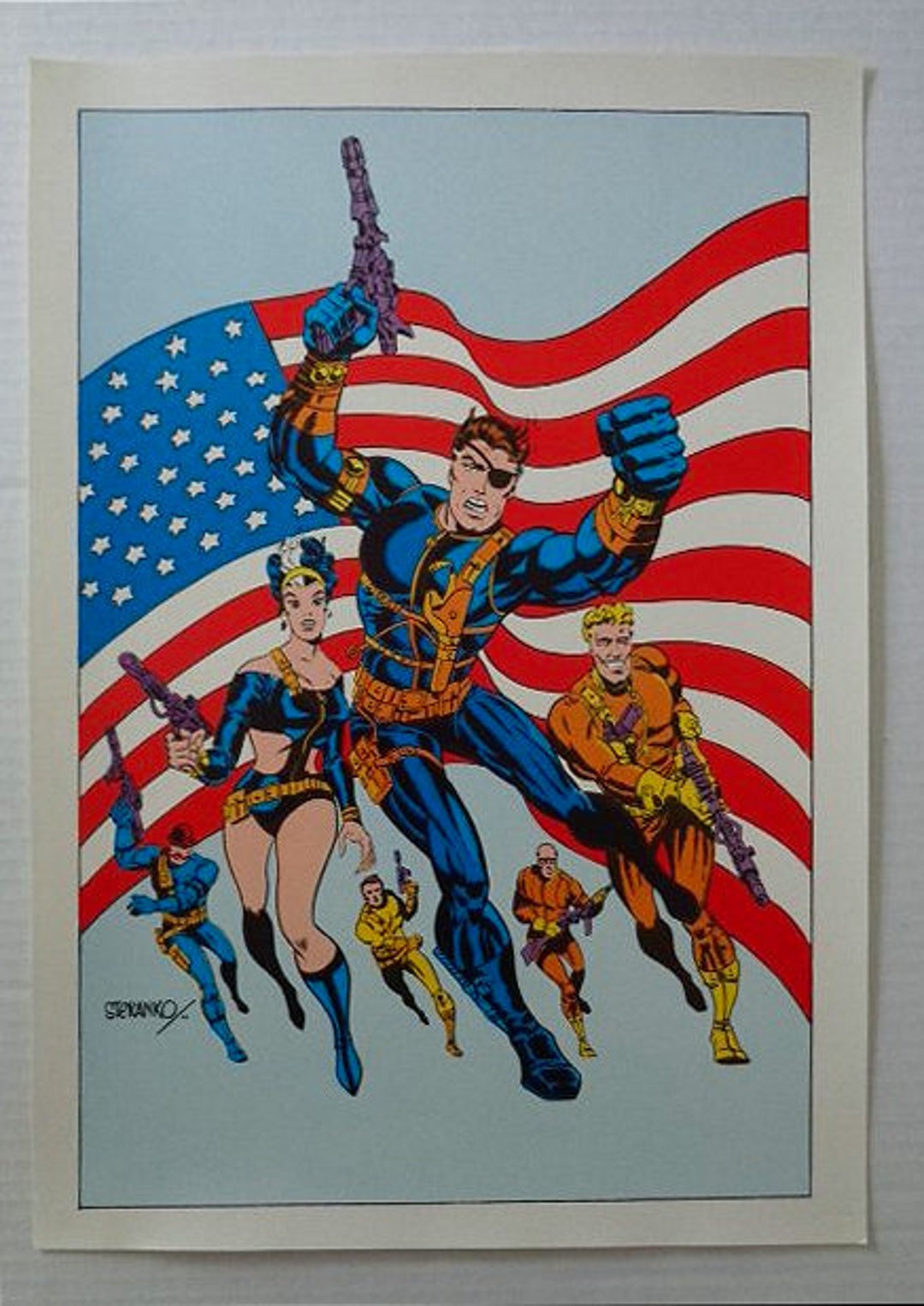 1970's Nick Fury poster! Vintage original 1978 Marvel Comics Agent of ...