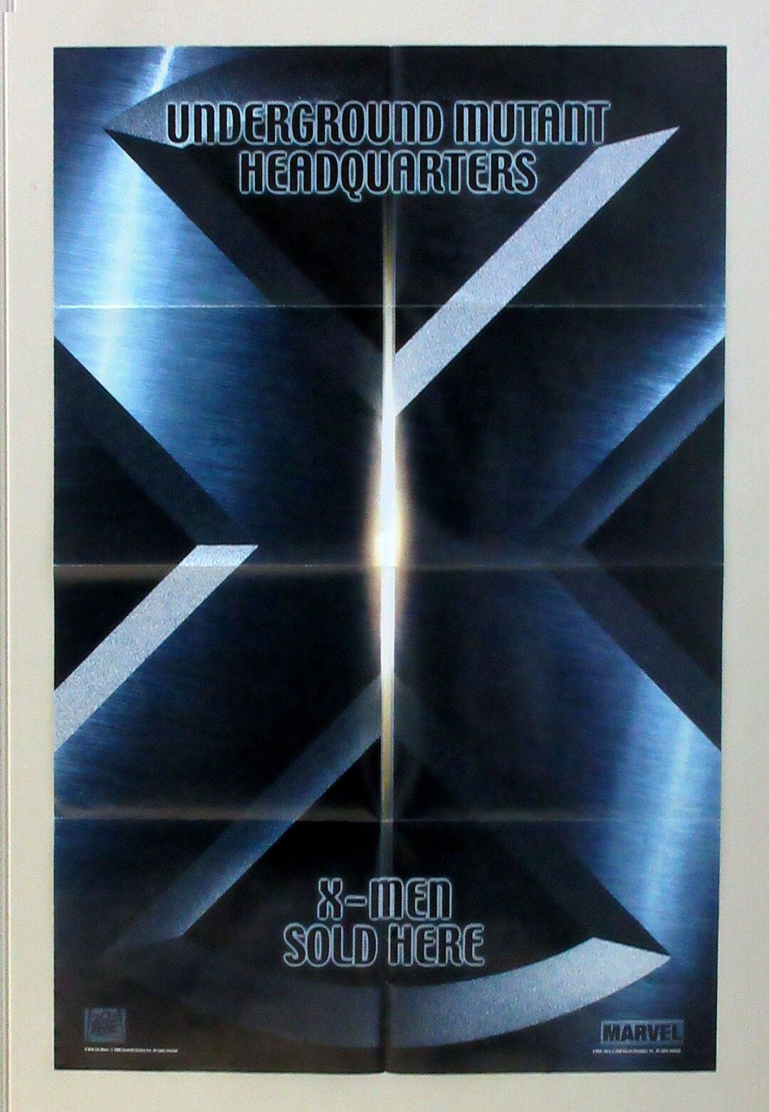 2000 X-men Movie Poster, 36x24 Inch Marvel Comics Mutant Headquarters ...