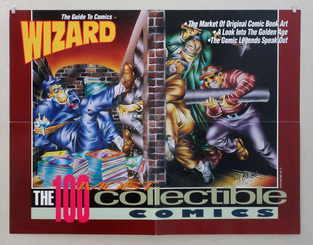 Rare Vintage Original 1992 Will Eisner's the Spirit 22 by 17 Inch Comic ...