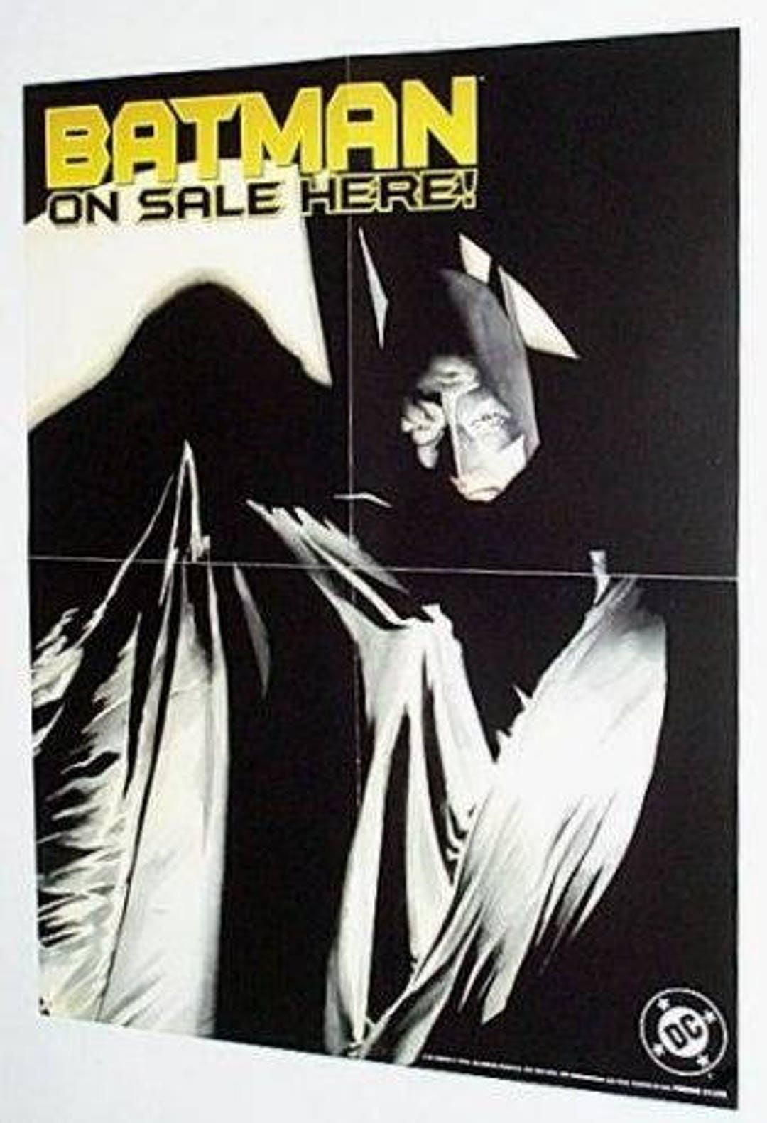 Rare Vintage Original 1998 Batman 22 X 17 Inch DC Detective Comics ...