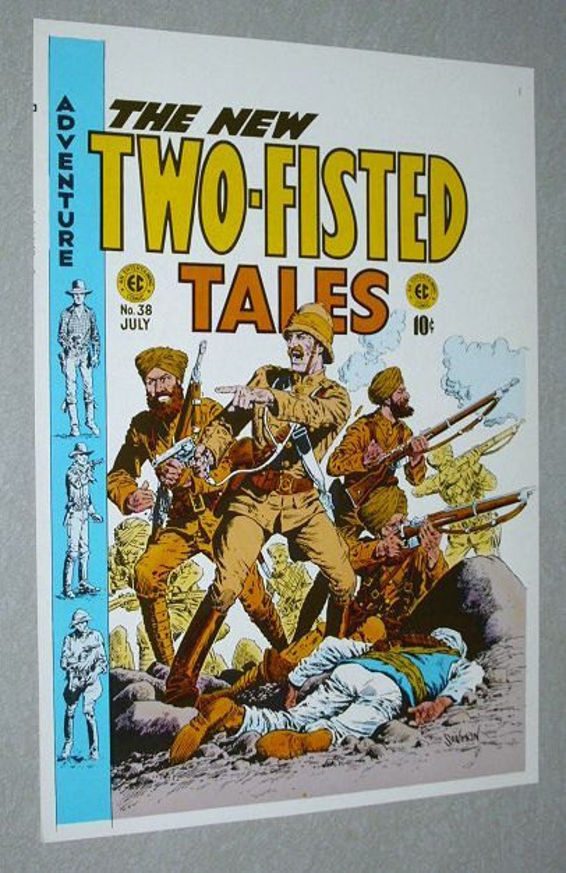 Original 1970's EC Comics Two-fisted Tales 38 War Comic Book Cover Art ...
