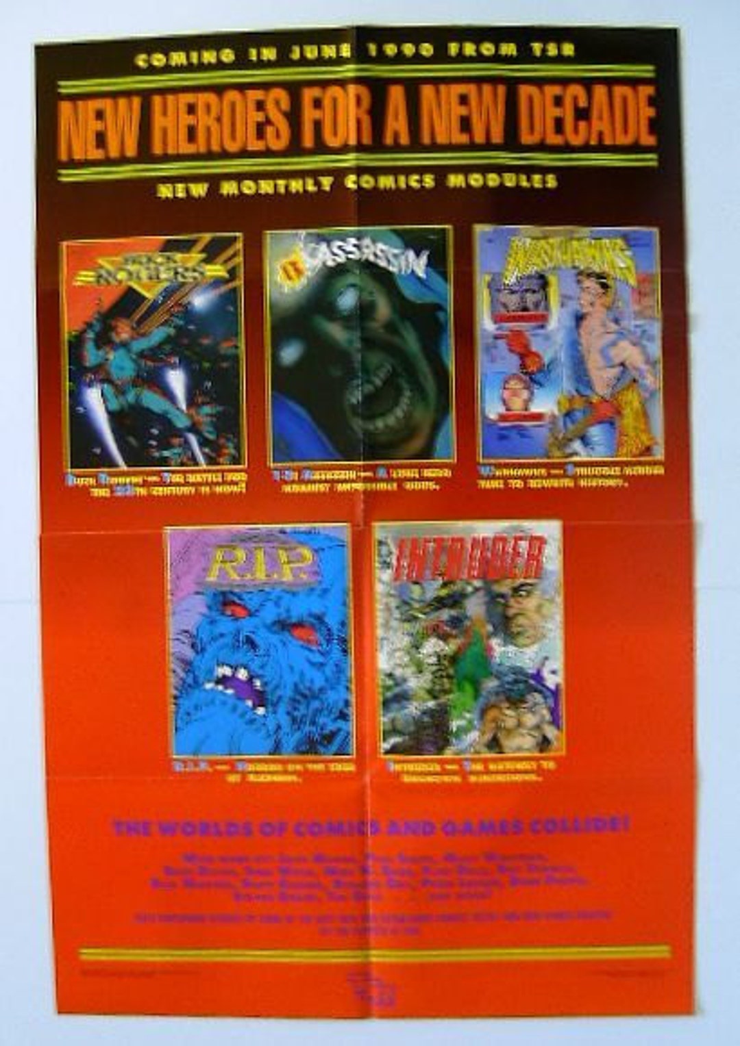 Original 1990 TSR 31 by 21 Comic Book & Gaming Shop - Etsy