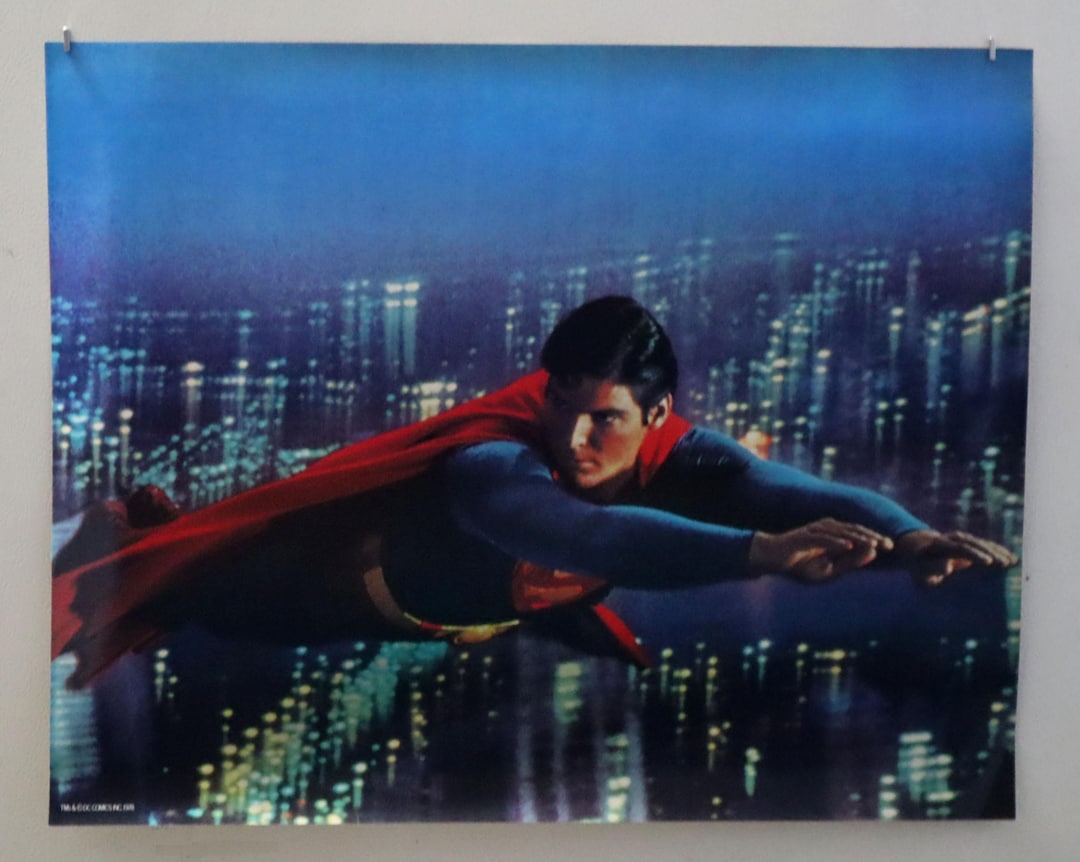 1978 Superman Poster! Vintage Original DC Comics Proctor & Gamble ...