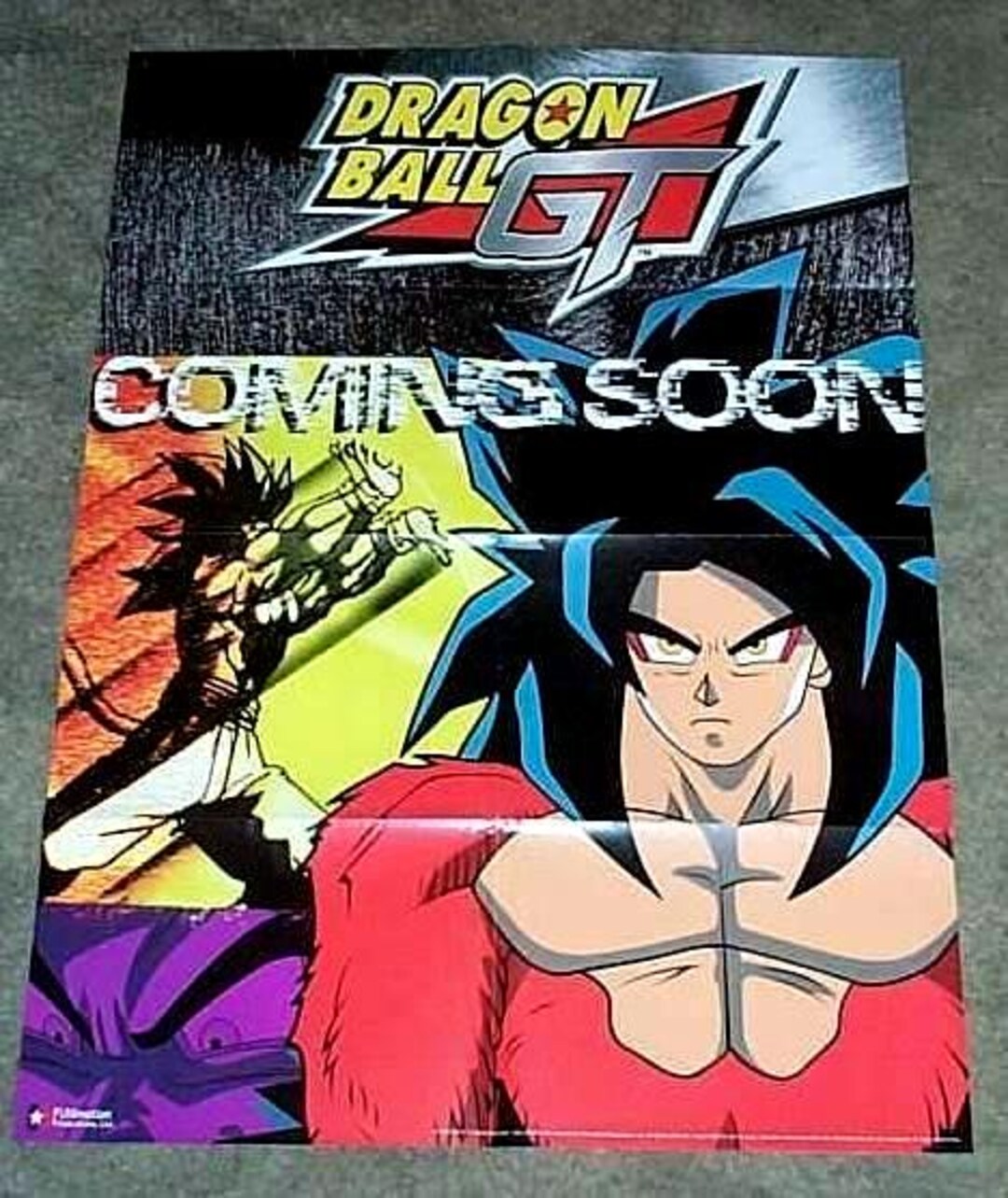 2003 Dragon Ball GT Poster: 2-sided Vintage 28x20 Inch Comic Book Shop ...