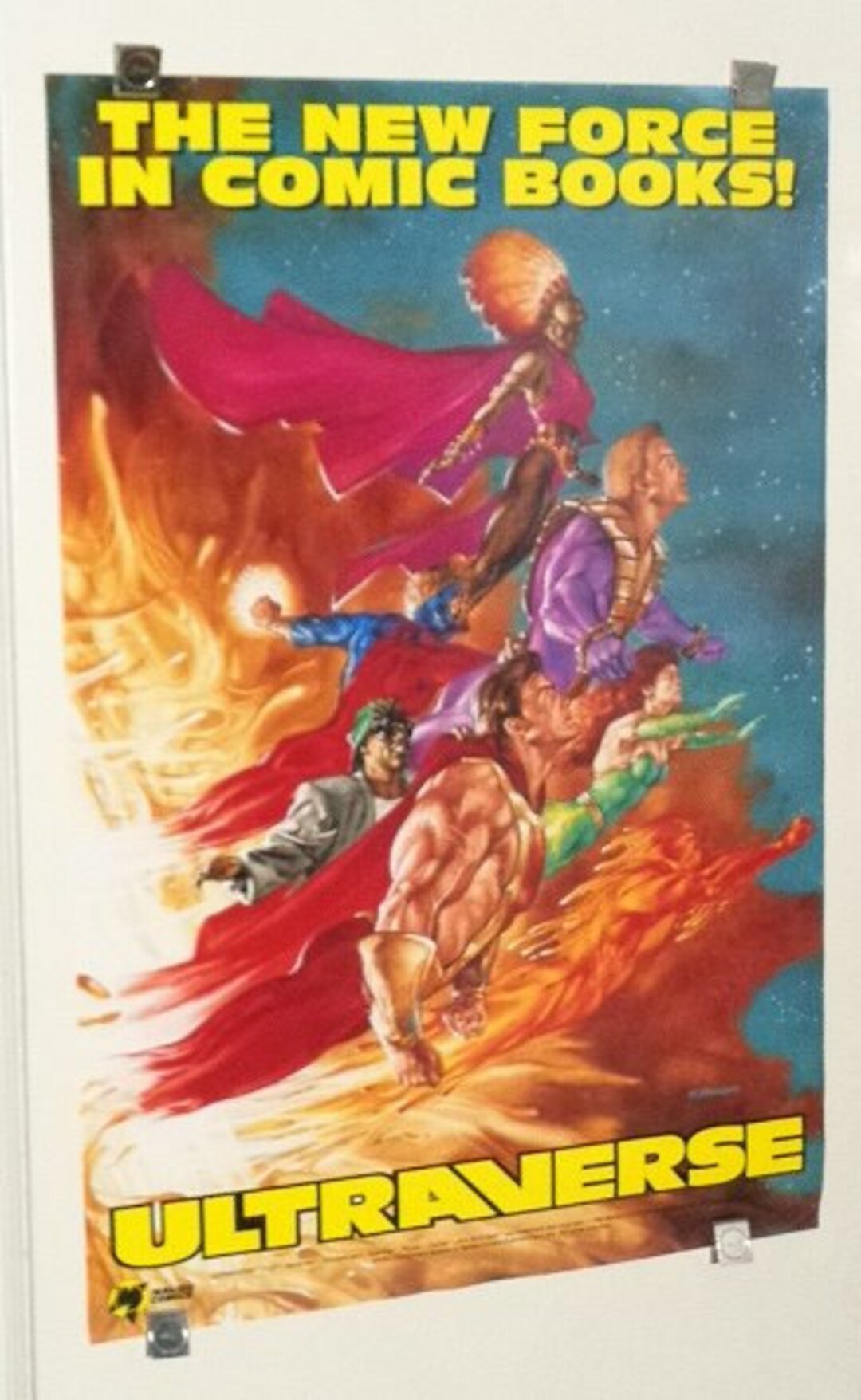 Rare Vintage Original 1993 Ultraverse Heroes 36 by 24 Inch Comic Book ...