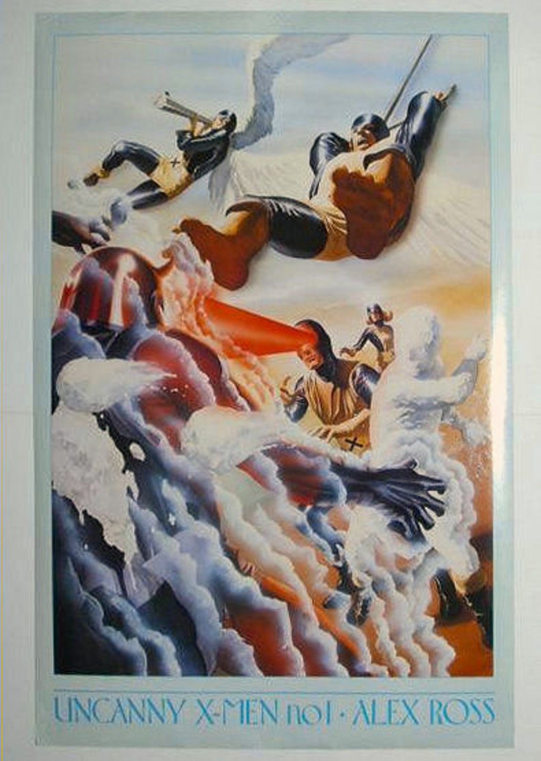 1995 Uncanny X-men 1 Poster, Alex Ross Homage to Jack Kirby Rare ...