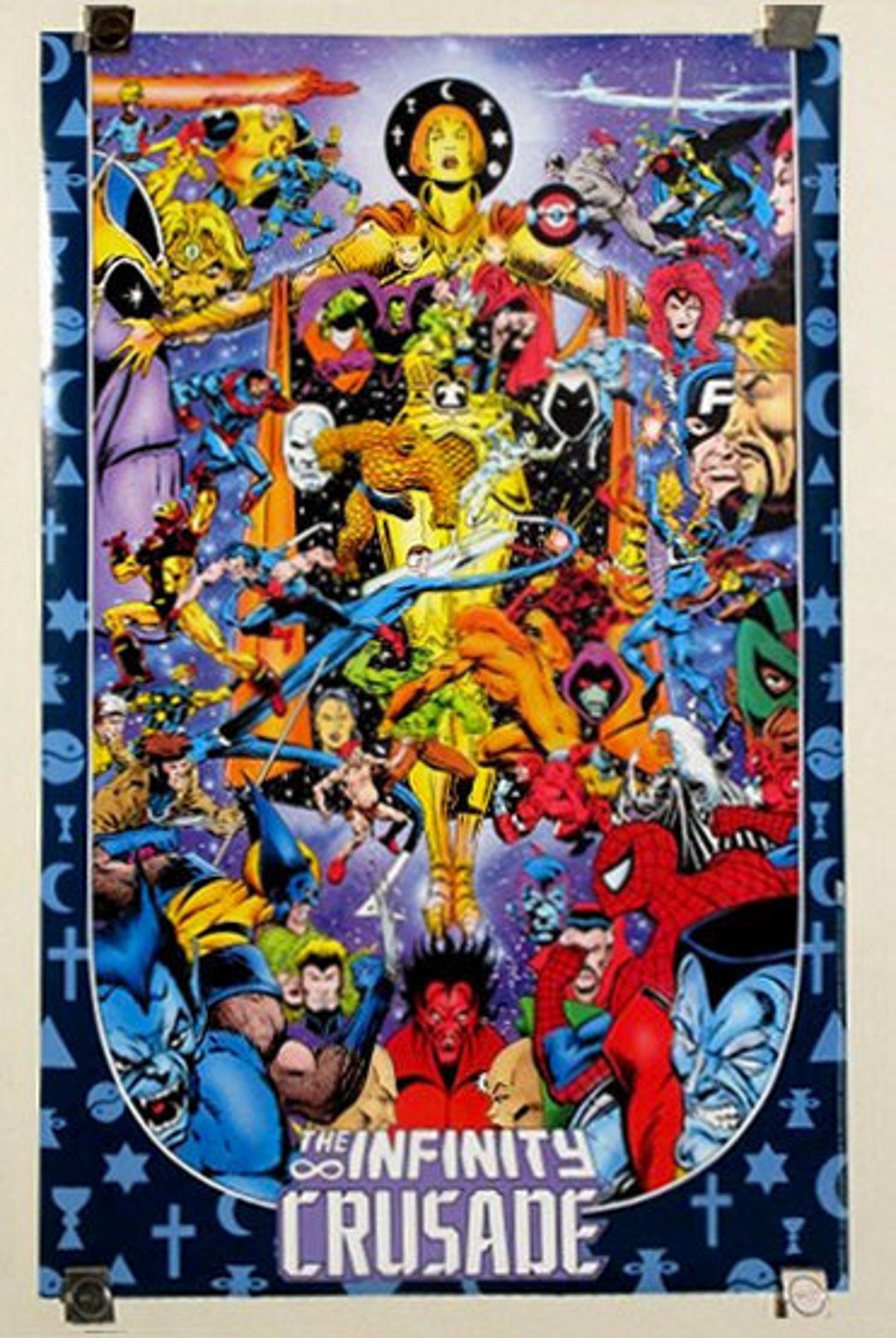1993 Infinity Crusade Poster 1: Marvel Comics Spider-man,avengers,x-men ...