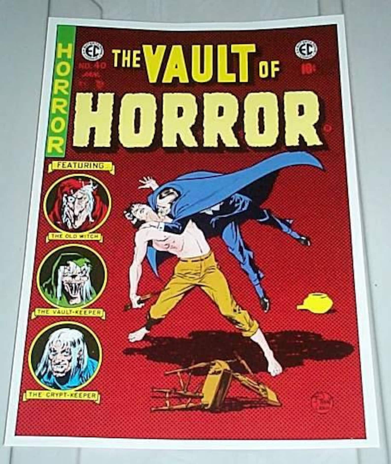 1970's EC Comics Poster, Original Vintage Vault of Horror 40 Comic Book ...