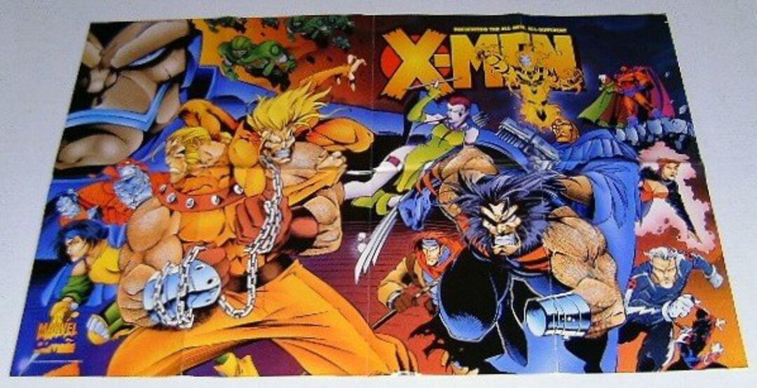 Original 1995 Uncanny X-men 34x 22 Marvel Comics Promotional Promo ...