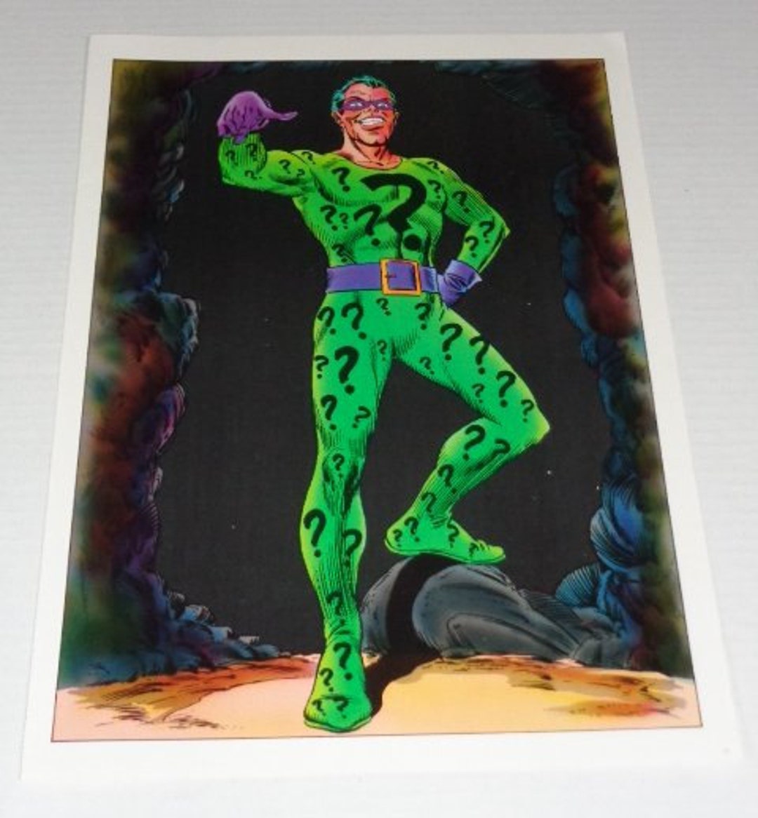 1978 Batman Foe the Riddler Poster Pin-up 1 With Art by Carmine ...