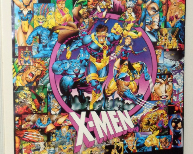 Original 1992/1993 X-men 3 by 2 Foot Marvel Comics Calendar Poster 1 ...