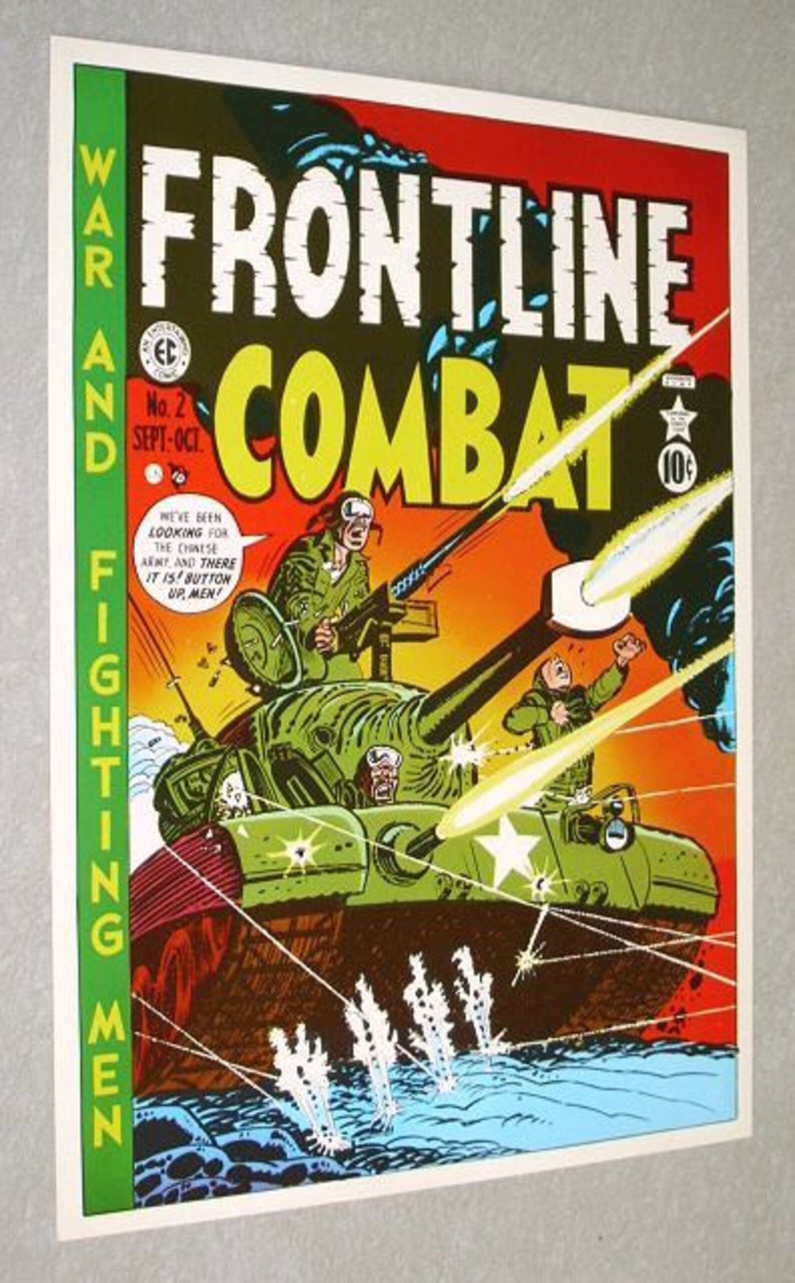 Original 1970's EC Comics Frontline Combat 2 US Army War - Etsy
