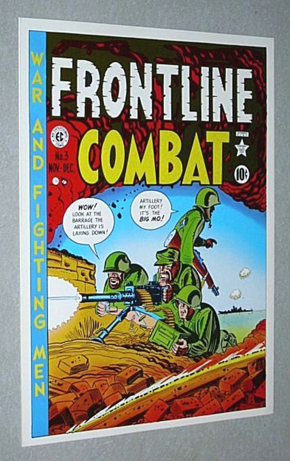 Original 1970's EC Comics Frontline Combat 3 War Comic | Etsy