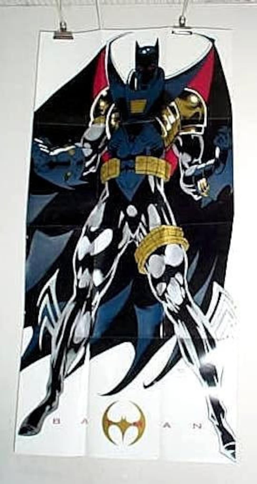 1993 Giant 58x28 Batman Poster! Rare Vintage Original 1993 DC Comics ...
