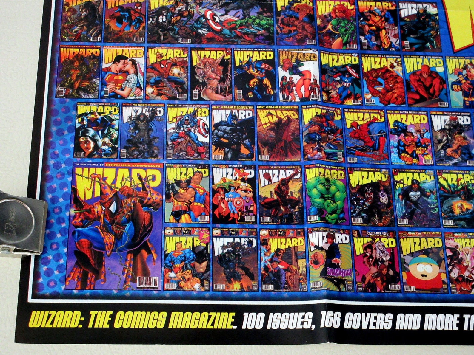 1990's Wizard Marvel/dc Comics Poster: | Etsy