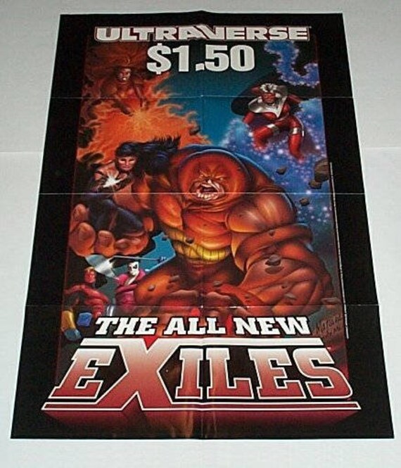 1995 X-men Juggernaut Poster Rare Vintage Original 1990's | Etsy