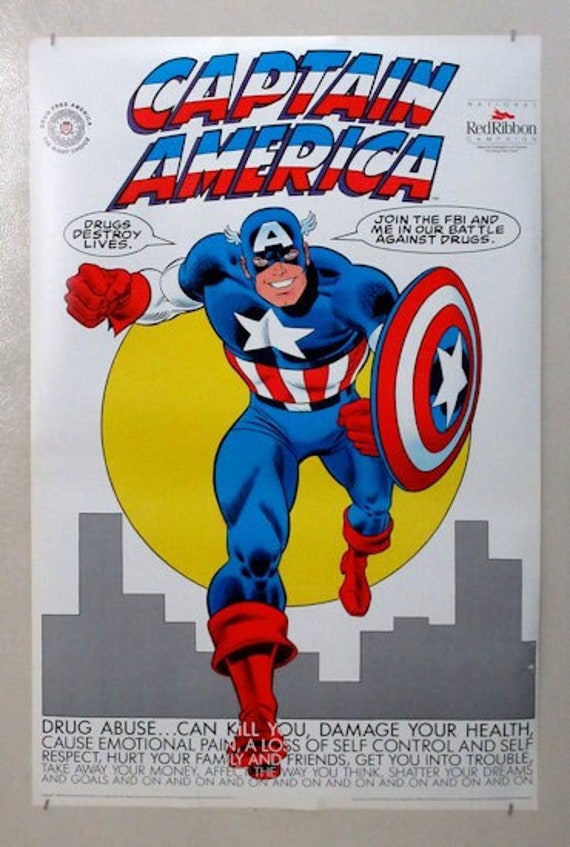 Captain America Poster Retro