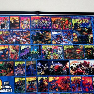 1990's Wizard Marvel/dc Comics Poster: - Etsy