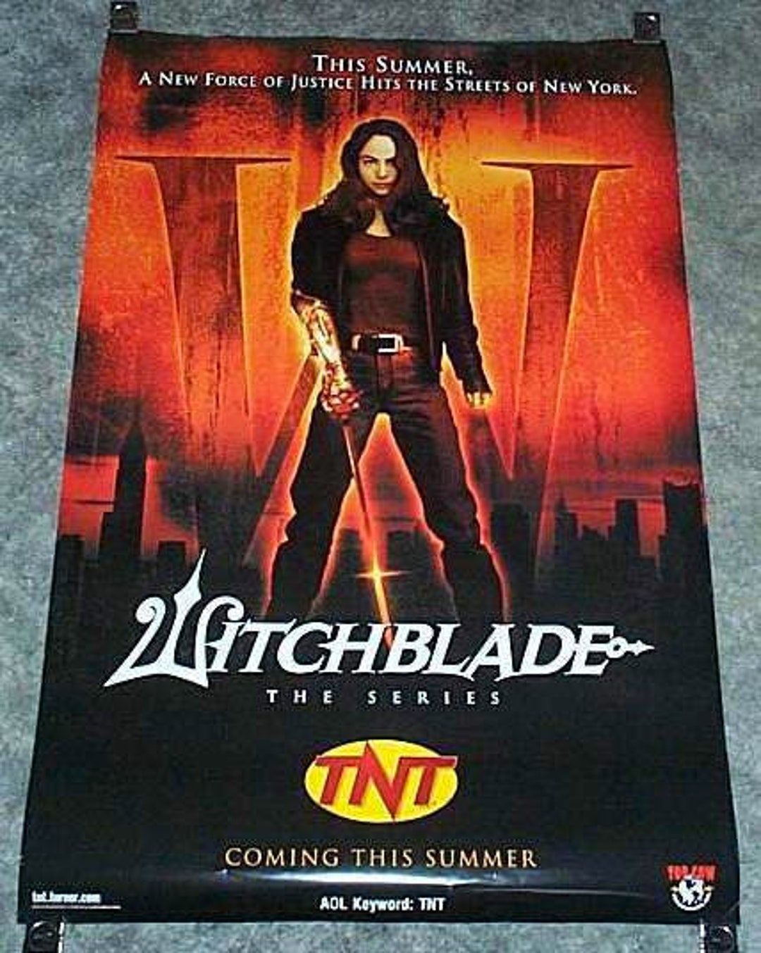 2001 Yancy Butler Witchblade 38x25 Inch Rare Vintage Original Top Cow ...