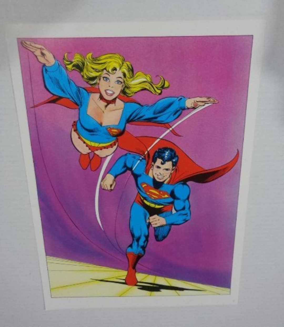 1978 Superboy Supergirl Poster! Original 1970's DC Comics Rare Vintage ...