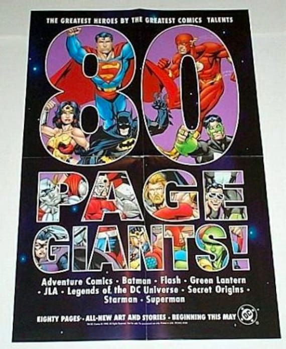 1998 JLA 22 X 15 Inch DC Comics Comic Book Promo Poster - Etsy