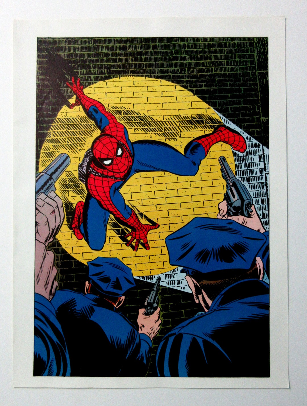 1970's Spider-man Poster Pin-up Rare Vintage Original 1978 Marvel ...