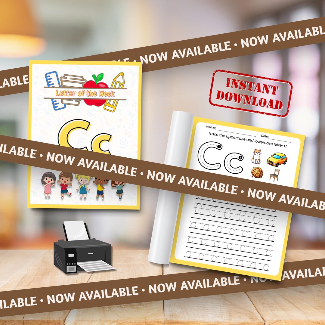 Letter of the Week Letter C, Printable Activity Pack, Preschool ...