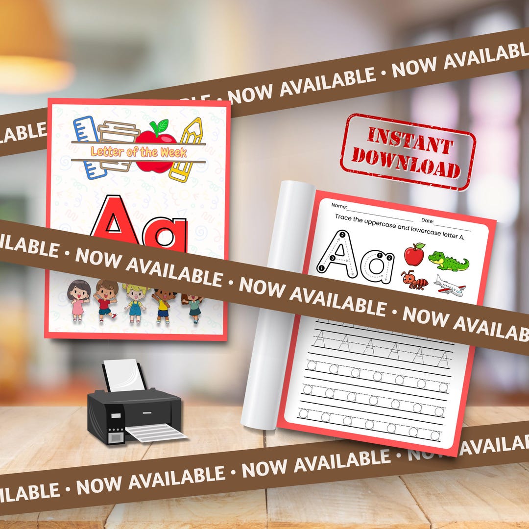 Letter of the Week Letter A, Printable Activity Pack, Preschool ...