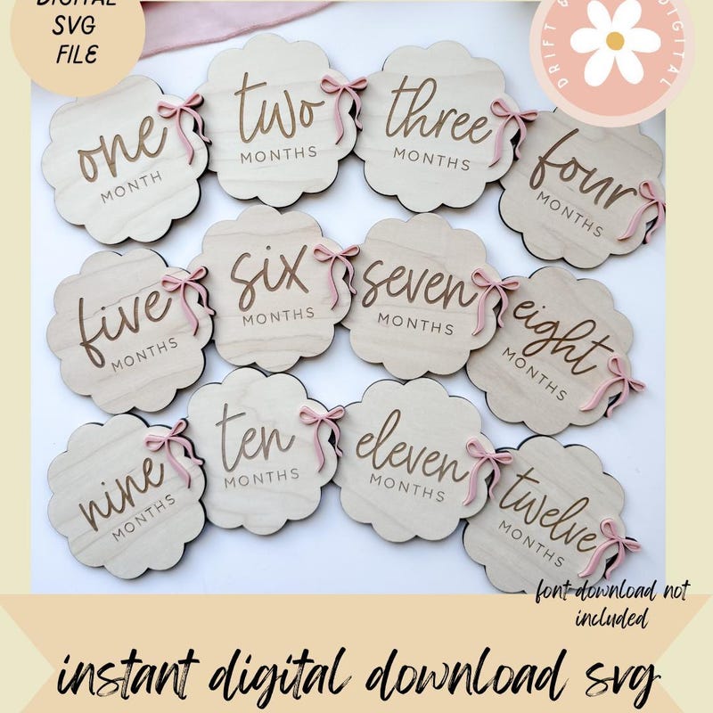 Milestone Discs Bows - Etsy UK