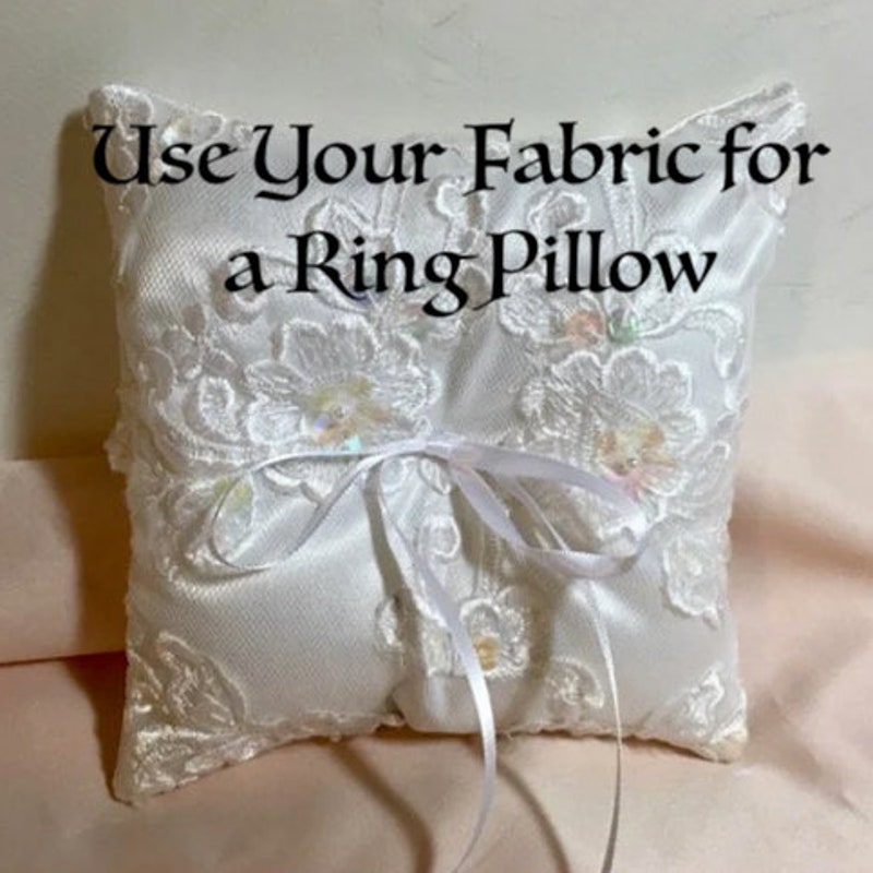 Custom Ring Pillow - Etsy