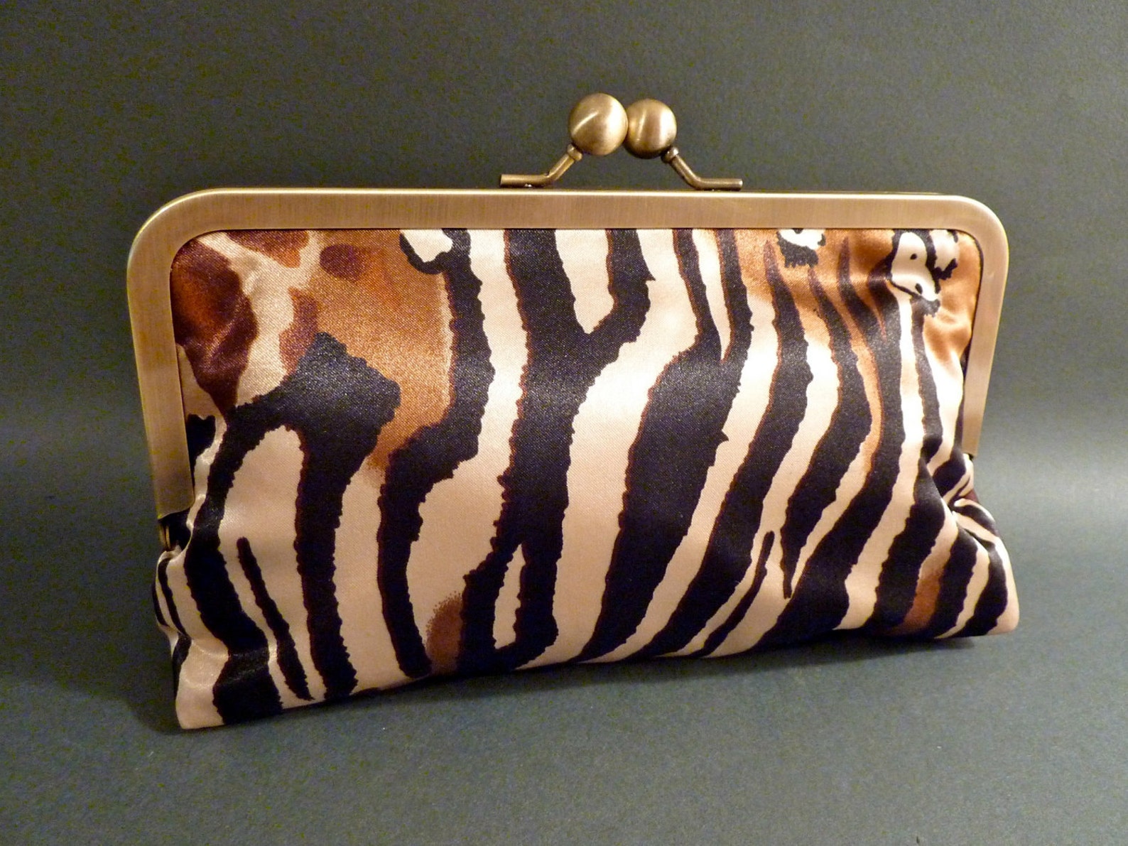 Zebra Animal Clutch Gold Holiday Christmas New Years Eve Fall - Etsy