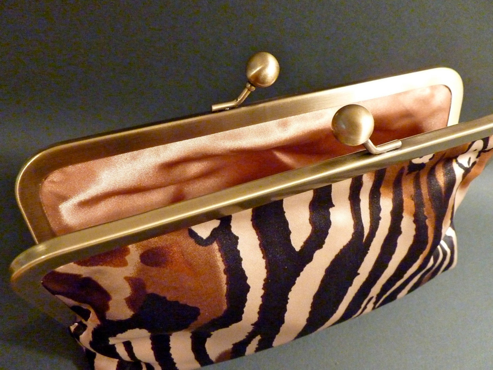 Zebra Animal Clutch Gold Holiday Christmas New Years Eve Fall - Etsy