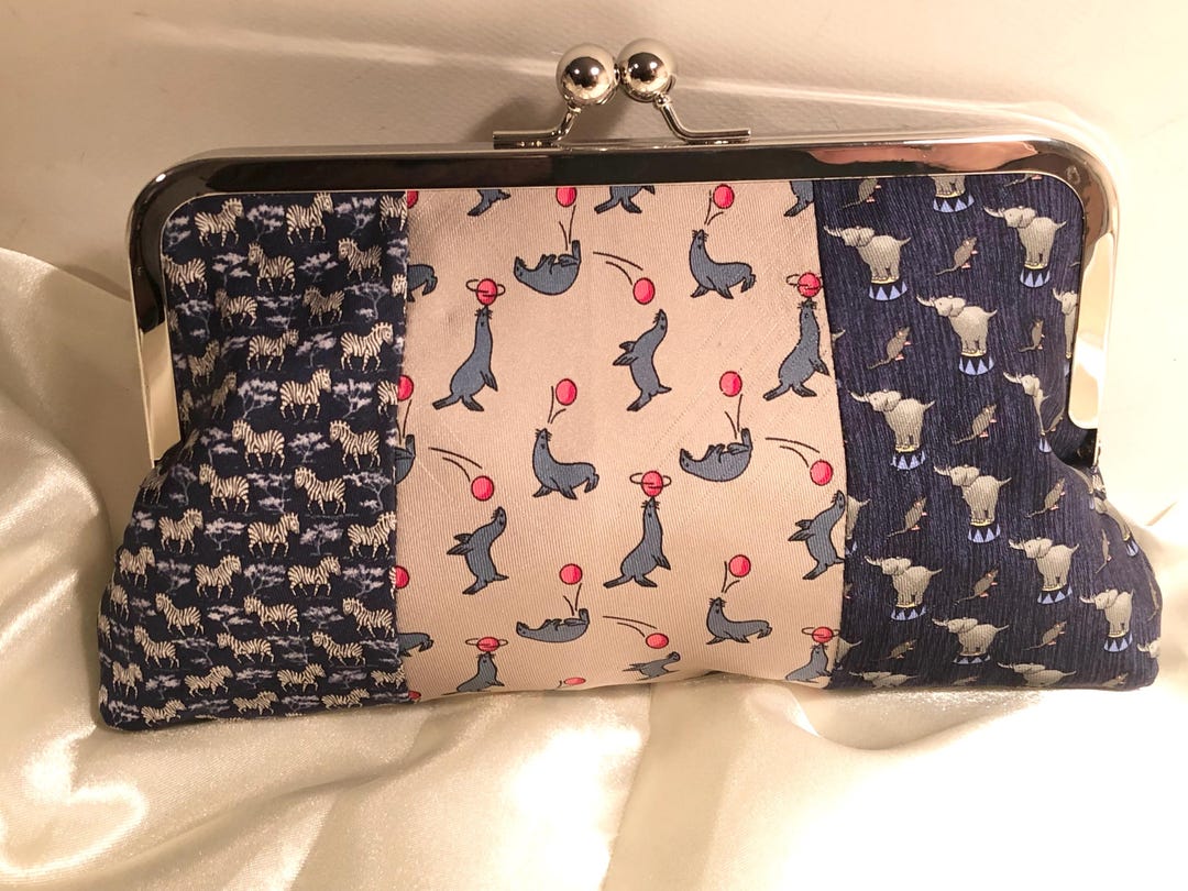Necktie Clutch Heirloom From Dad's Ties - Etsy