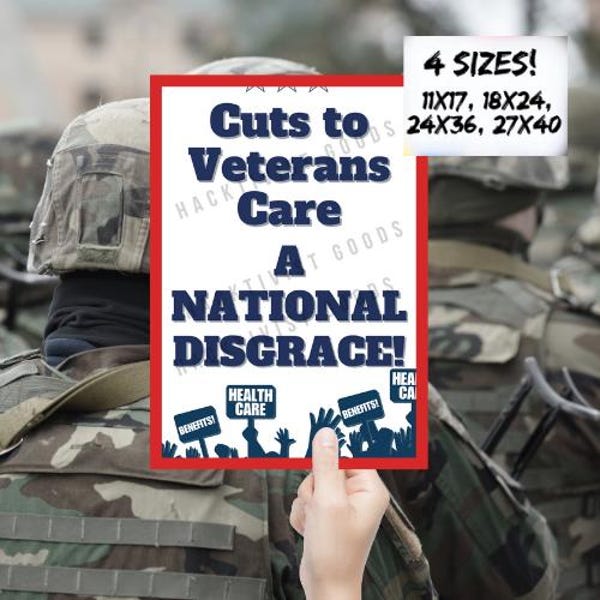 Veteran Protest Signs - Etsy