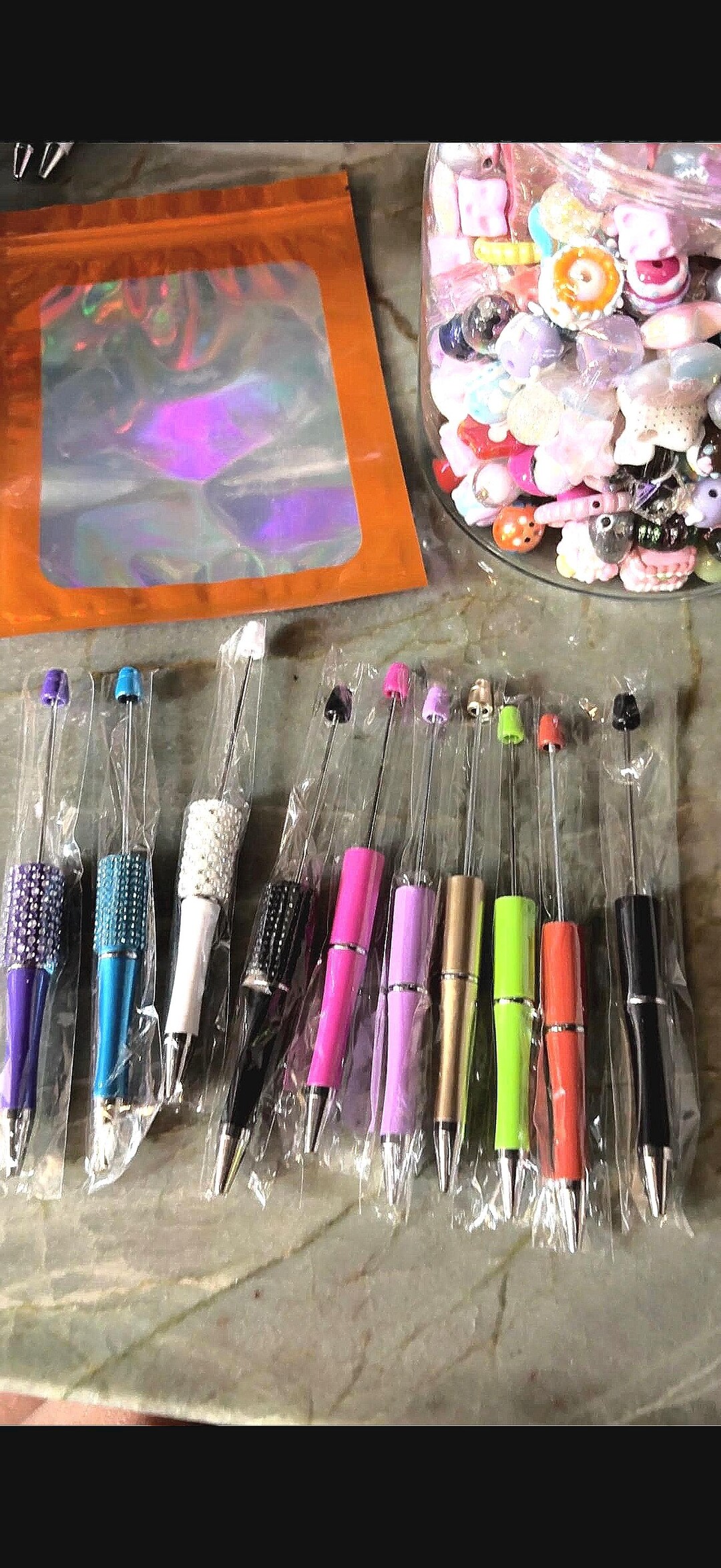 DIY Beaded Pen Kits - Etsy