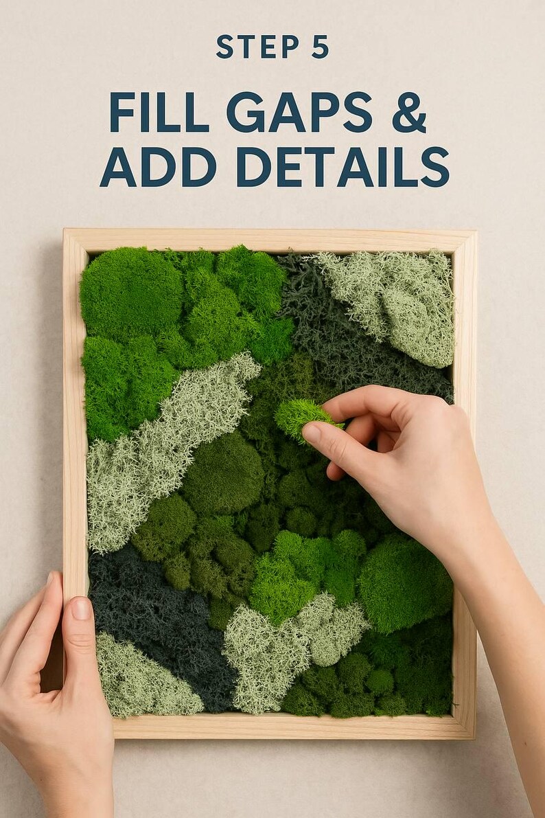 DIY Moss Wall Art Guide | Step-by-step PDF | Make Your Own Moss Decor ...