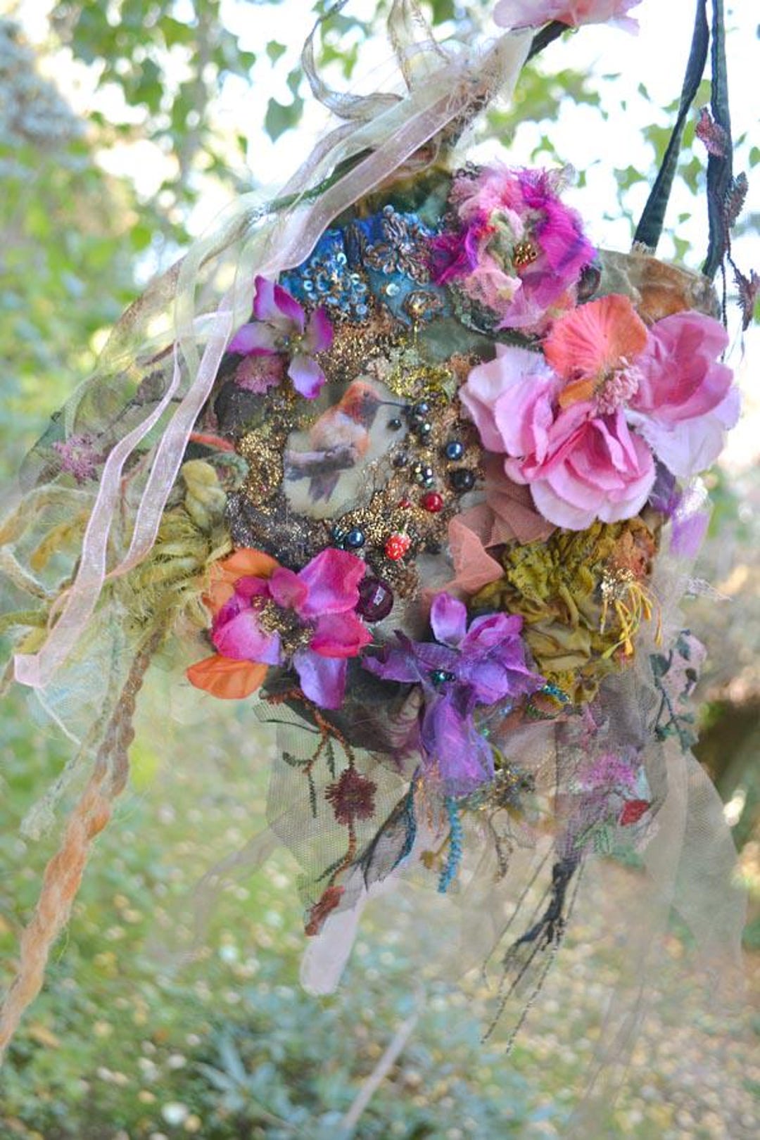 Wonderful Fairy Forest Nymph Bird Bag/purse ENCHANTED FOREST Nymph ...