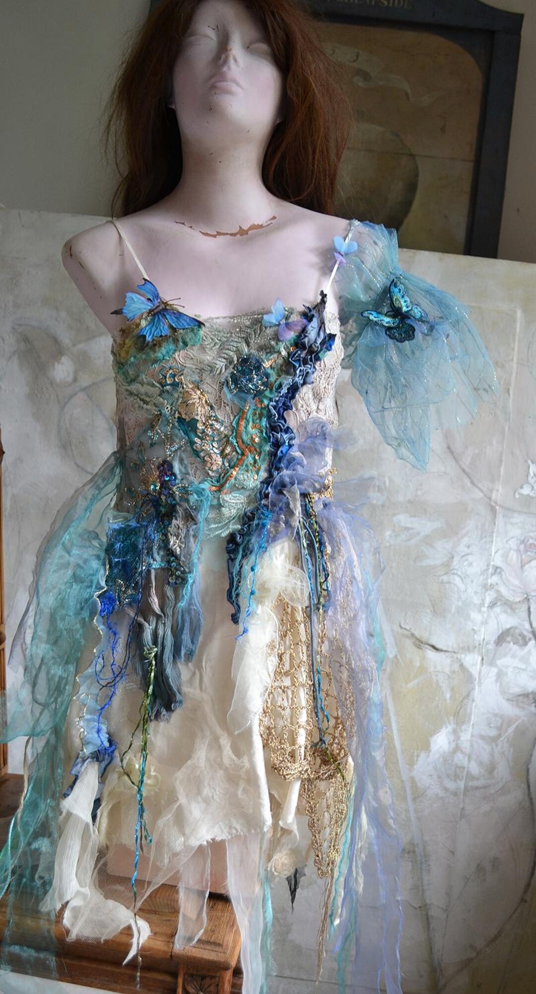 Beautiful Art to Wear Romantic Ethereal Nymph Short Dress ALICE in ...