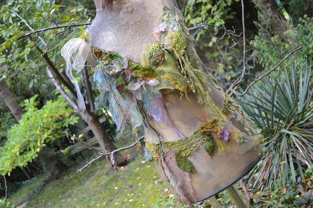 Ethereal Unique Art to Wear Forest Leaves Woodland Set Bra/top and Belt ...