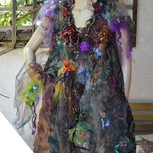 Art to Wear Bohemian Deep Forest Plants Halloween Undine Magic SWAMP ...