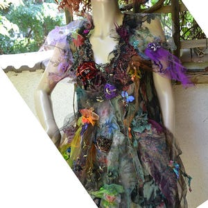 Art to Wear Bohemian Deep Forest Plants Halloween Undine Magic SWAMP ...