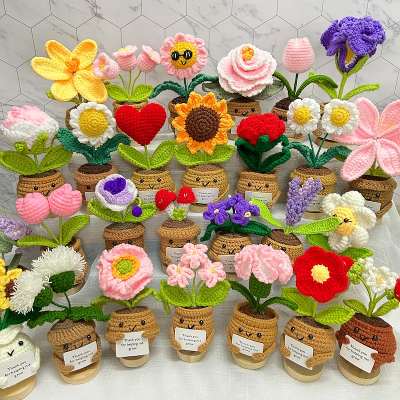 Motivational Flower Plush - Etsy