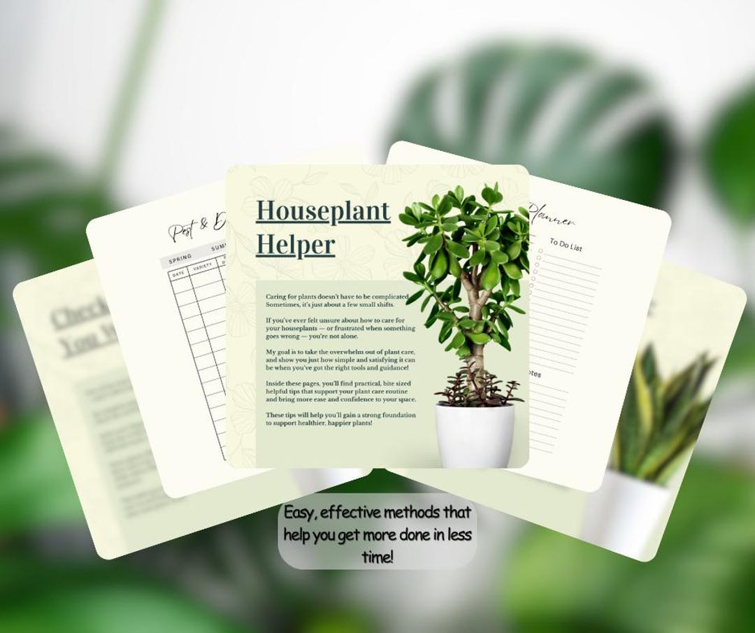 Houseplant Helper, Indoor Plant Care Tips Guide, Plant Care Made Easy ...